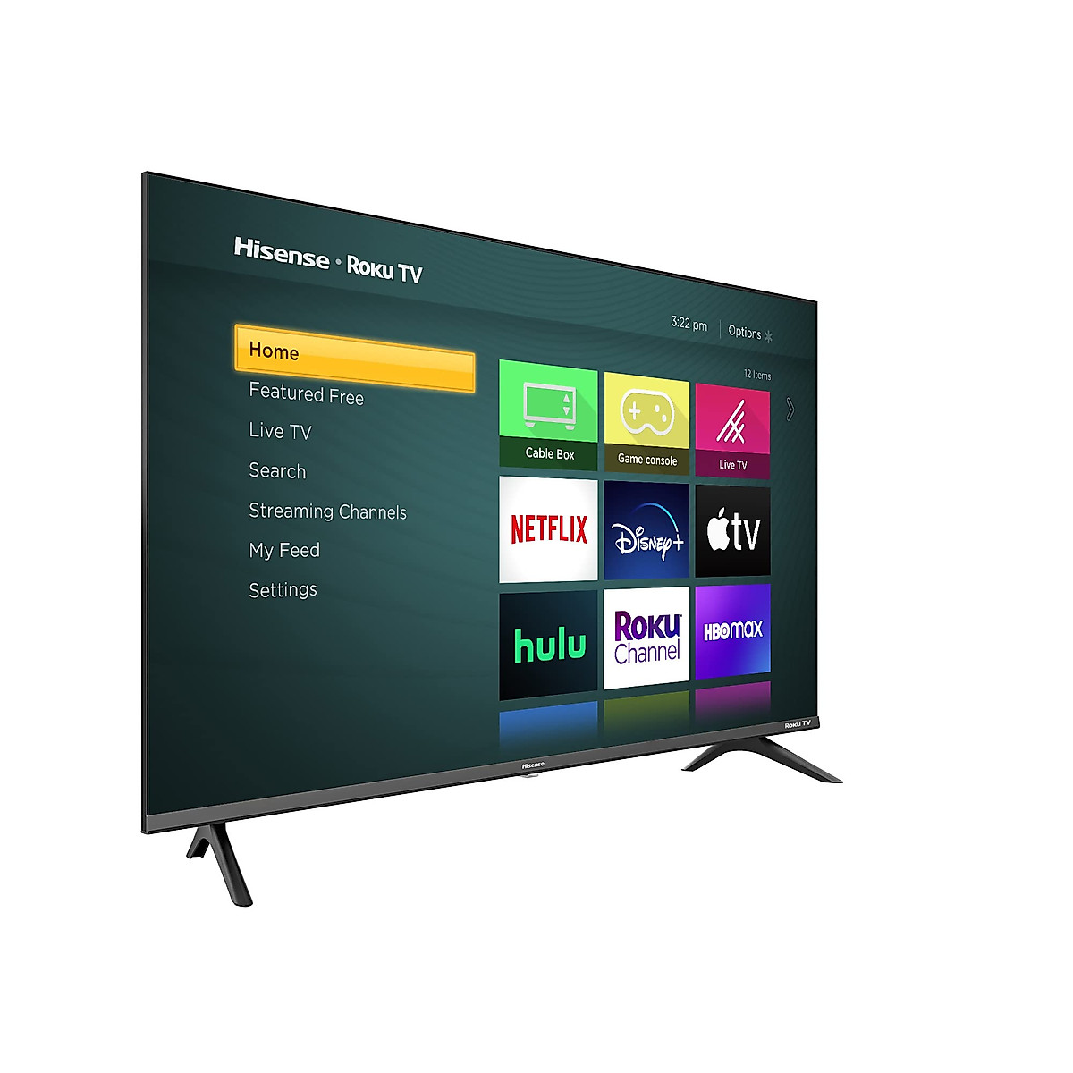 Hisense 43-Inch Class H4 Series LED Roku Smart TV with Google Assistant and Alexa Compatibility (43H4G, 2021 Model)