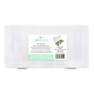 Simply Tidy 6 Pack: Bead Storage Box with Adjustable Compartments by Bead Landing™