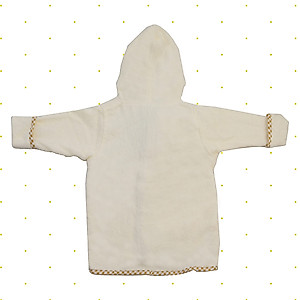 Spasilk 100% Cotton Hooded Terry Bathrobe with Booties — Baby Girl Gifts — Baby Boy Gifts — One Size — Shower Gift