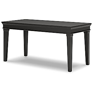 Signature Design by Ashley Beckincreek Retro Home Office Desk for Writing, Black