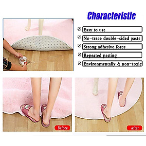 Nano Grip Tape 16.5 FT x 1.2 Inch Reusable Removable Washable Double Sided Sticky Strips Seamless Traceless Tape Adhesive Kitchen Holder