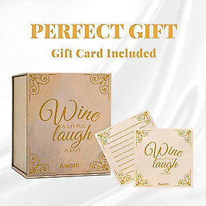 Onebttl Unique Elephant Gifts - Ethnic Mandala Elephant Stemless Wine Glass, Best for Elephant Lovers, Perfect with Red Wine Gin Cocktail Fizzy Drinks - Gold - for Birthday, Celebrations, Housewarming