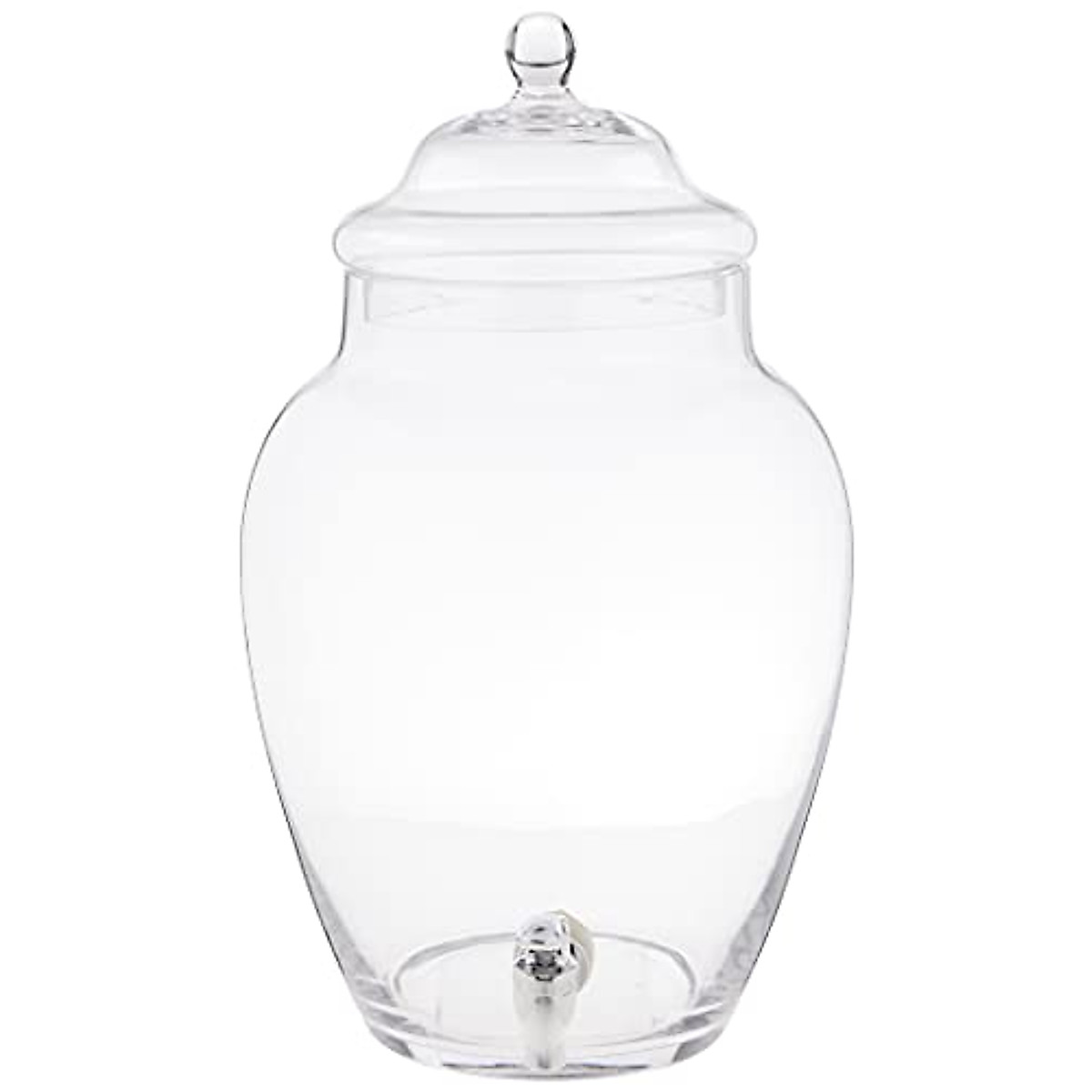 American Atelier Beverage Dispenser Cold Drink Dispenser w/ 1-Gallon Capacity Glass Jug, Leak-Proof Acrylic Spigot in Gorgeous Gift Box Great for Parties, Weddings & More