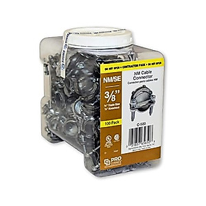 SIGMA ENGINEERED SOLUTIONS ProConnex C-500 Clamp Type Connector NM/SE 3/8" 100-Pack