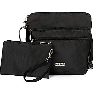 Satchelli Small Crossbody Purse for Women with RFID Passport Holder, Lightweight Bag for Travel, Cruises & Everyday