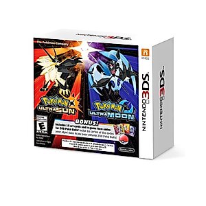 Pokemon Ultra Sun & Pokemon Ultra Moon Veteran Trainer's Dual Pack - Nintendo 3DS