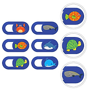 SOLUSTRE 6Pcs Lens Cover Adhesive Webcam Cover Laptop Camera Cover Camera Cover for Camera Cover Camera for Computer Camera Front Slider abs Sticker