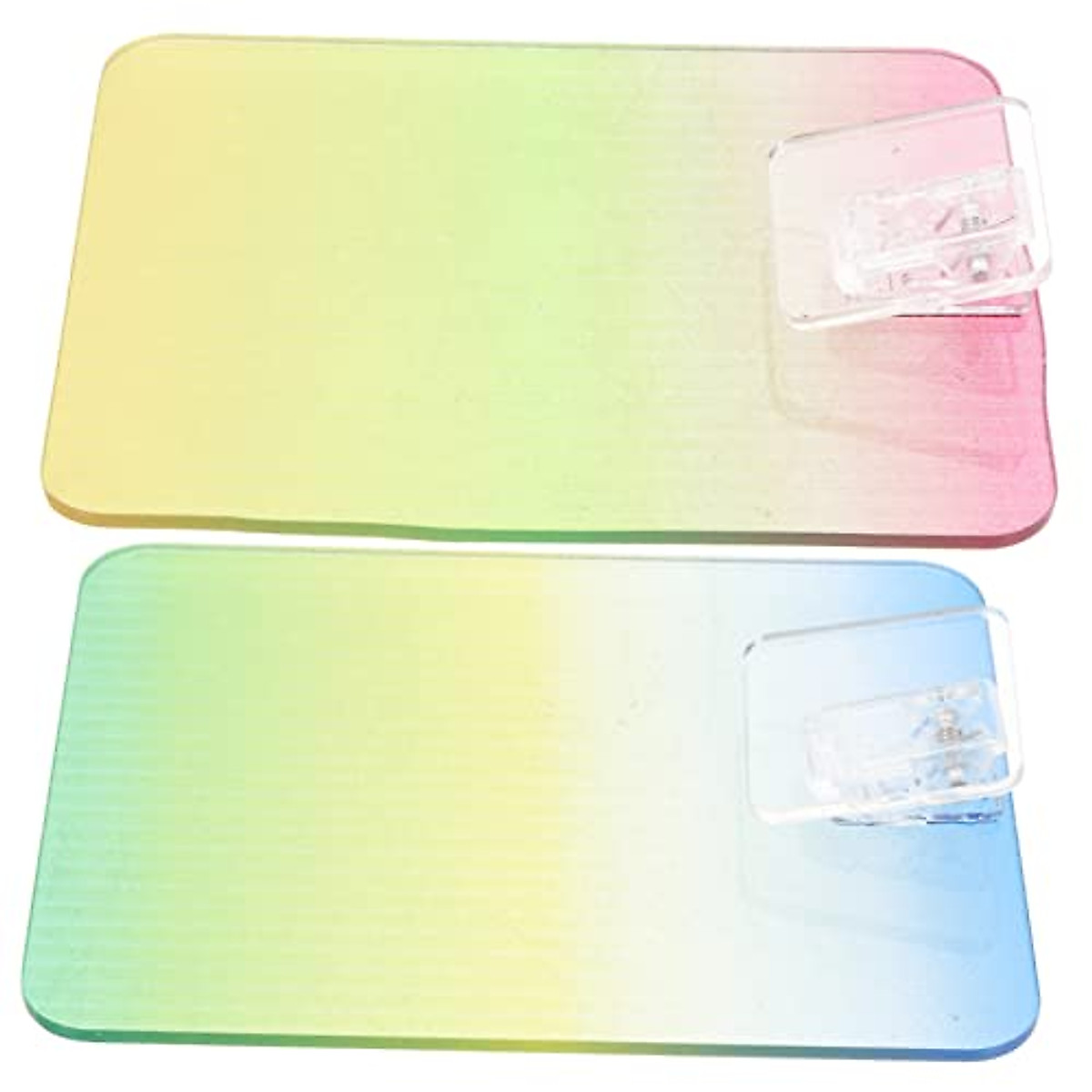 EXCEART Rubber Cutting Board 6 Pcs Plate Clamp Exam Paper Clips File Clipboards Document Holder Business Office Plastic Test Paper Holder Office Supplies Clipboards Clipboard for Office