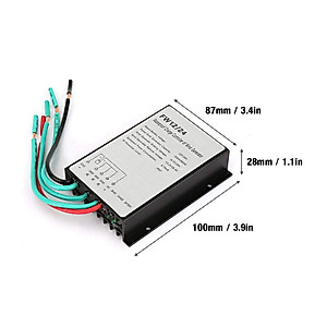 Wind Controller 12V/24V 300W/600W,Waterproof Wind Turbine Generator Controller Regulator, Wind Power Regulator FW12/24