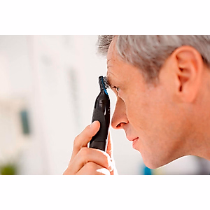 Philips Norelco Series 1000 Nosetrimmer NT1700 for Nose, Ear and Eyebrow Hair Trimming with ProtecTube Technology & Ultra Precise and Sharp Cutting Slots - (Unboxed)