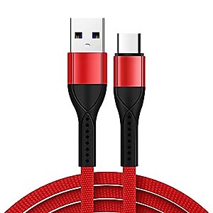 BGNTBUK Android Cord 2m Braided Rope Data Cable Mobile Phone Color Fast Charging Line Soft Flash Charging Cable Suitable for Android Charging Port Expect Great Things Sign