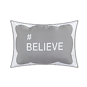 Chic Home 9 Piece Louisville Bedding Set, Full, Grey