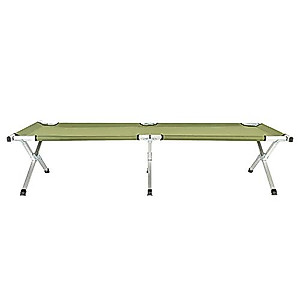 Kcelarec Outdoor Camping Cot, Folding Lightweight Bed Portable Camping Cot with Carry Bag for Adults Hiking Hunting Traveling
