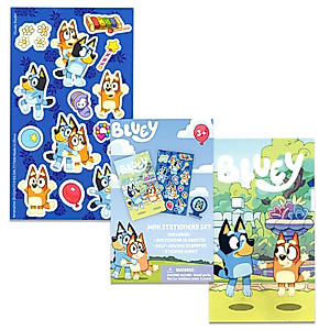 Bluey Party Favor Set - Bundle of Bluey 8 Bluey Activity Packs with Games and Coloring Pages, More | Bluey Birthday Party Supplies