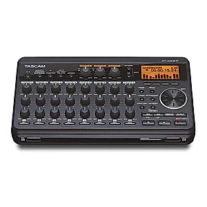 Tascam DP-008EX 8-Track Digital Pocketstudio with Tascam PS-P520E AC Power Adapter, Polsen HPC-A30 Headphones & 16GB Memory Card Bundle