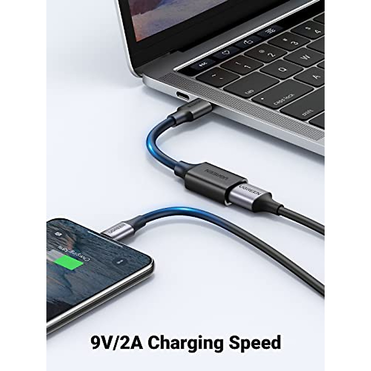 UGREEN USB C to USB 3.1 Adapter,USB C Female to USB Male Adapter,Type C Adapter OTG Cable Compatible with MacBook Pro 2022, MacBook Air/Mini,iPad Mini/Pro 2022, Samsung Galaxy S22 Google Pixel