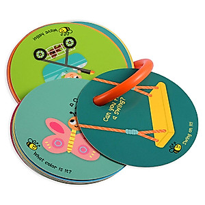 MOLLYBEE KIDS Toddler Outdoor Scavenger Hunt Cards at The Park, Toddler Games, Gifts for Ages 2, 3