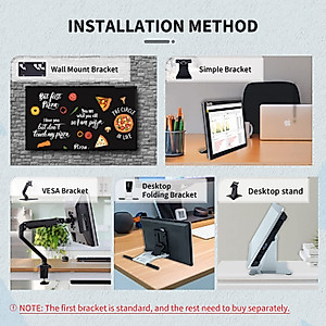 TouchWo 17.3 inch Touch Screen All-in-One Industrial PC, Intel i3, 4GB RAM, 128G SSD, 16:9 FHD 1080P, Windows 10, Smart Board for Classroom, Meeting & Game, USB, VGA & HDMI Monitor