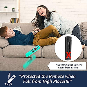 2 Pack Silicone Remote Cover Case for TVstick Lite 2020, Anti-Slip, Lightweight, Anti-Slip, Shockproof Protective Case(Rose Red & Sky Blue)