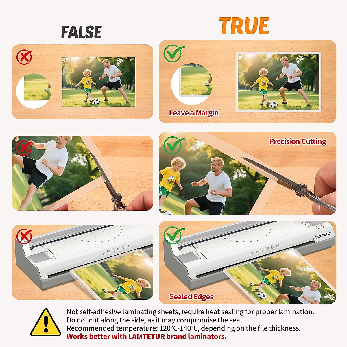 Lamtetur Thermal Laminating Pouches 9" x 11.5" Inches,3-Mil 100/200Pack,Laminator Sheets,Letter Size ,Clear (3MIL-200sheets)