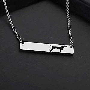 ENSIANTH Dog Lover Gift Dog Necklace Gift fot Dog Owner (German Shorthaired Pointer)