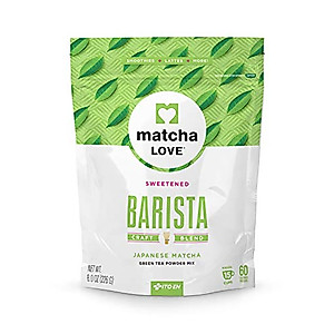 Matcha Love Green Tea Powder Packet, Sweetened, 8 Ounce