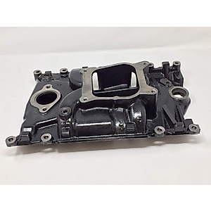New 4.3L, 262 CID 4 barrel Vortec Marine Intake Manifold Assembly. Replaces Mercruiser 824330T1, Volvo Penta 3855806