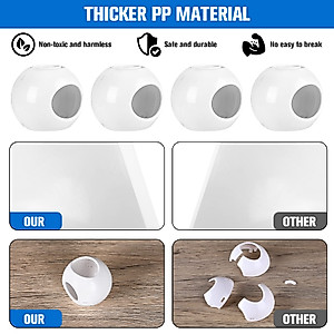 Door Knob Child Proof Universal Size 2.7" Diameter Baby Door Knob Safety Cover for Kids Easy Grip Baby Proof Door Knob Covers Hard for Toddlers to Open Child Safety Door Knob Covers (4 Pack)