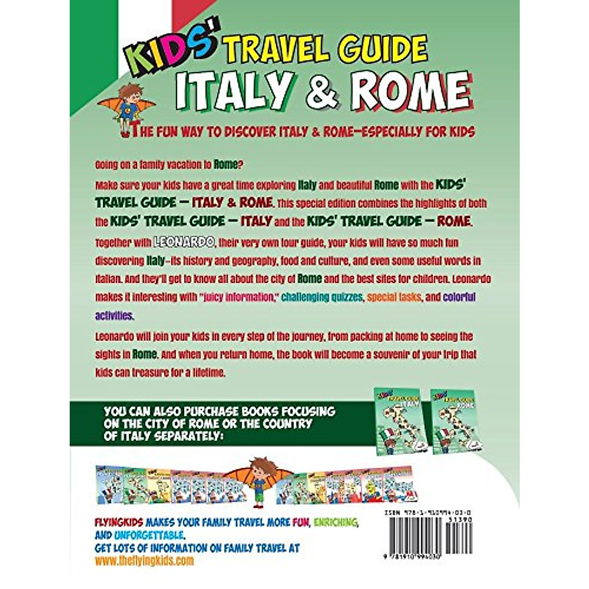 Kids' Travel Guide - Italy & Rome: The fun way to discover Italy & Rome--especially for kids
