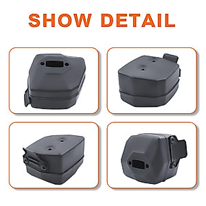 Mtanlo Exhaust Muffler Silencer Bolt Stud Kit For Husqvarna 266XP 266SE Early Model 61 Chainsaw Replacement Part 501521508 501686501 503222302