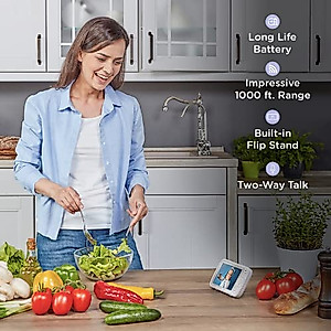 HUBBLE CONNECTED Nursery Pal Glow+ Smart Baby Monitor with 5" Parent Unit and Wi-Fi Viewing via Free App – 7-Color Night Light, Sleep Trainer, Remote Pan Tilt Zoom, 2-Way Talk, Infrared Night Vision