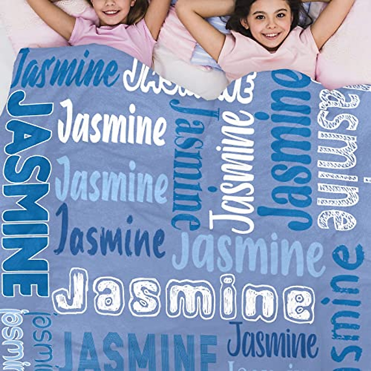 Personalized Blanket with Name Custom Throw Blanket for Kids Adults Customized Soft Name Blankets Personalized Gifts for Birthday Christmas Valentines Day 50x60