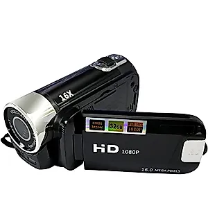 MIANHT Digital Camera,DV Video Resolution 2.7 inch LCD Screen Full HD 1080P,16 Times Digital Zoom,13 * 7 * 11cm,for Kids,Adult,Beginners Christmas Holiday Birthday Gifts (Black)