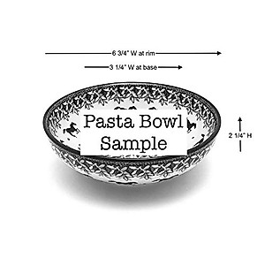 Polish Pottery Bowl - Contemporary Salad - Maraschino