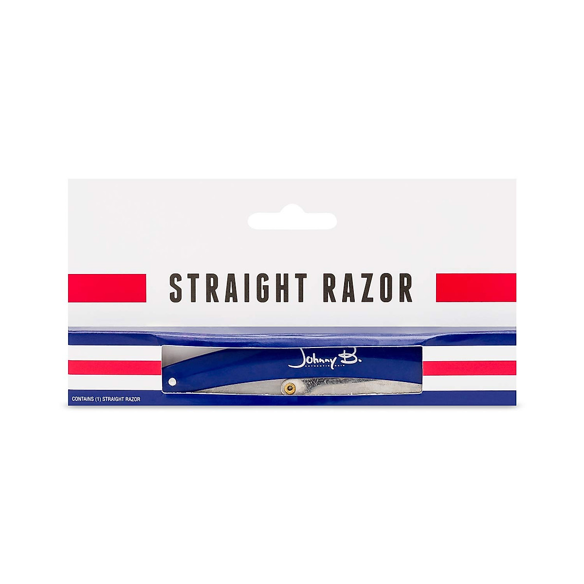 JOHNNY B. Professional Barber Straight Edge Razor, Blue