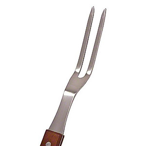 Update International WPF-13 Stainless Steel Pot Fork with Wood Handle, 13-Inch