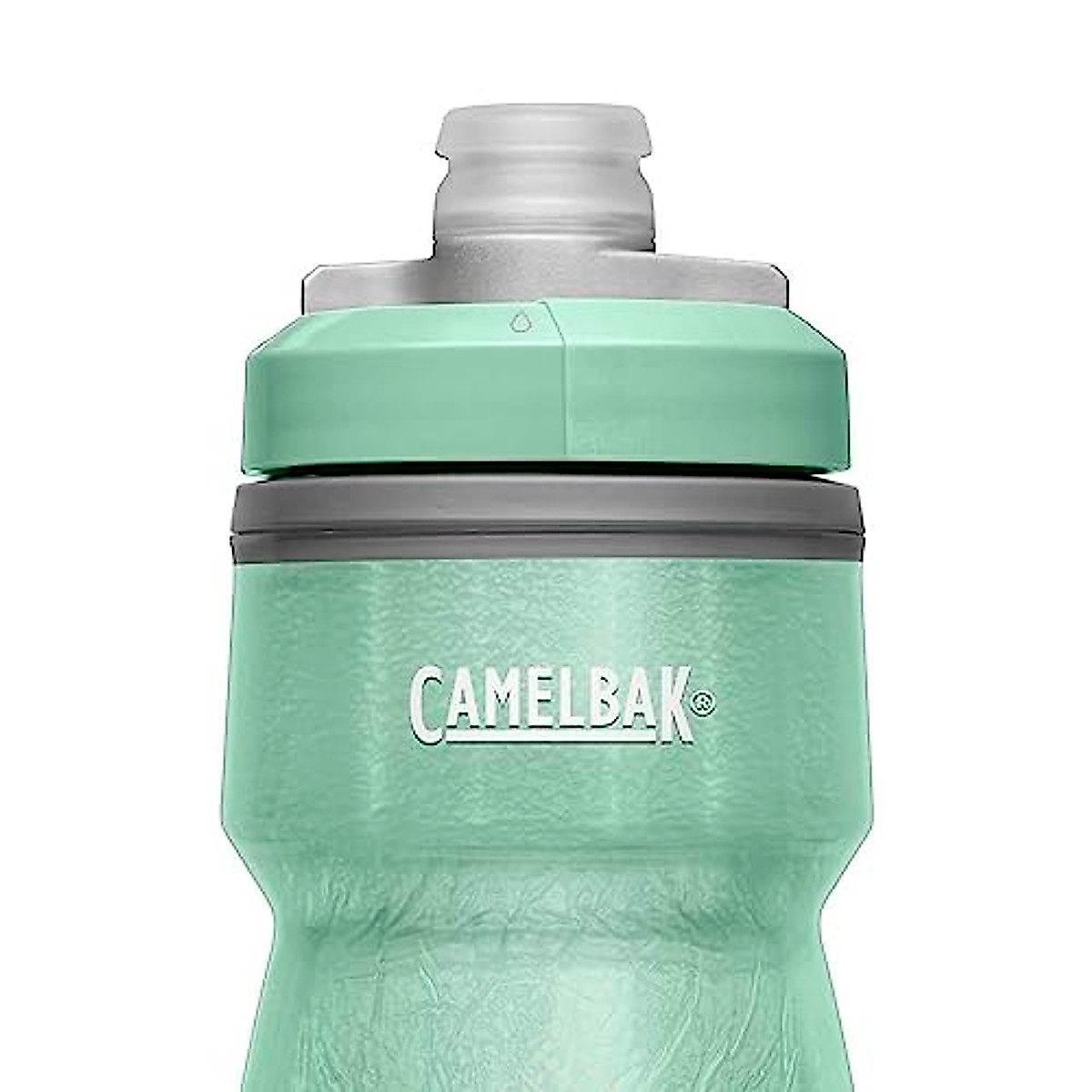 CamelBak Podium Chill Insulated Bike Water Bottle - Easy Squeeze Bottle - Fits Most Bike Cages - 24oz, Sage Perforated