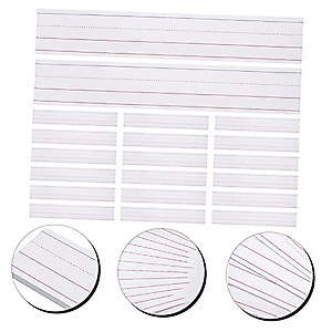 MAGICLULU 50pcs Small Dry Erase Board White Boards Homeschool Supplies White Boards for Magnetic Whiteboard Erasable White Boards Supplies Sentence Learning Strips Note A6