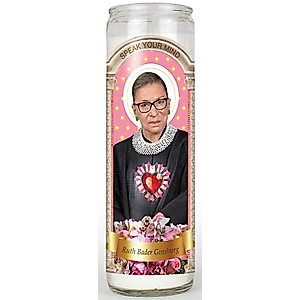 Ruth Bader Ginsburg: Prayer Candle, Saint Candle, Votive Candle, Supreme Court, RBG, Resistance, Girl Power, America, USA, Unscented