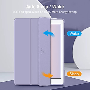 Fintie Hybrid Slim Case for iPad 6th Generation 2018 / 5th Gen 2017 / iPad Air 2 / iPad Air 1 (9.7 Inch) - Shockproof Cover, Lilac Purple