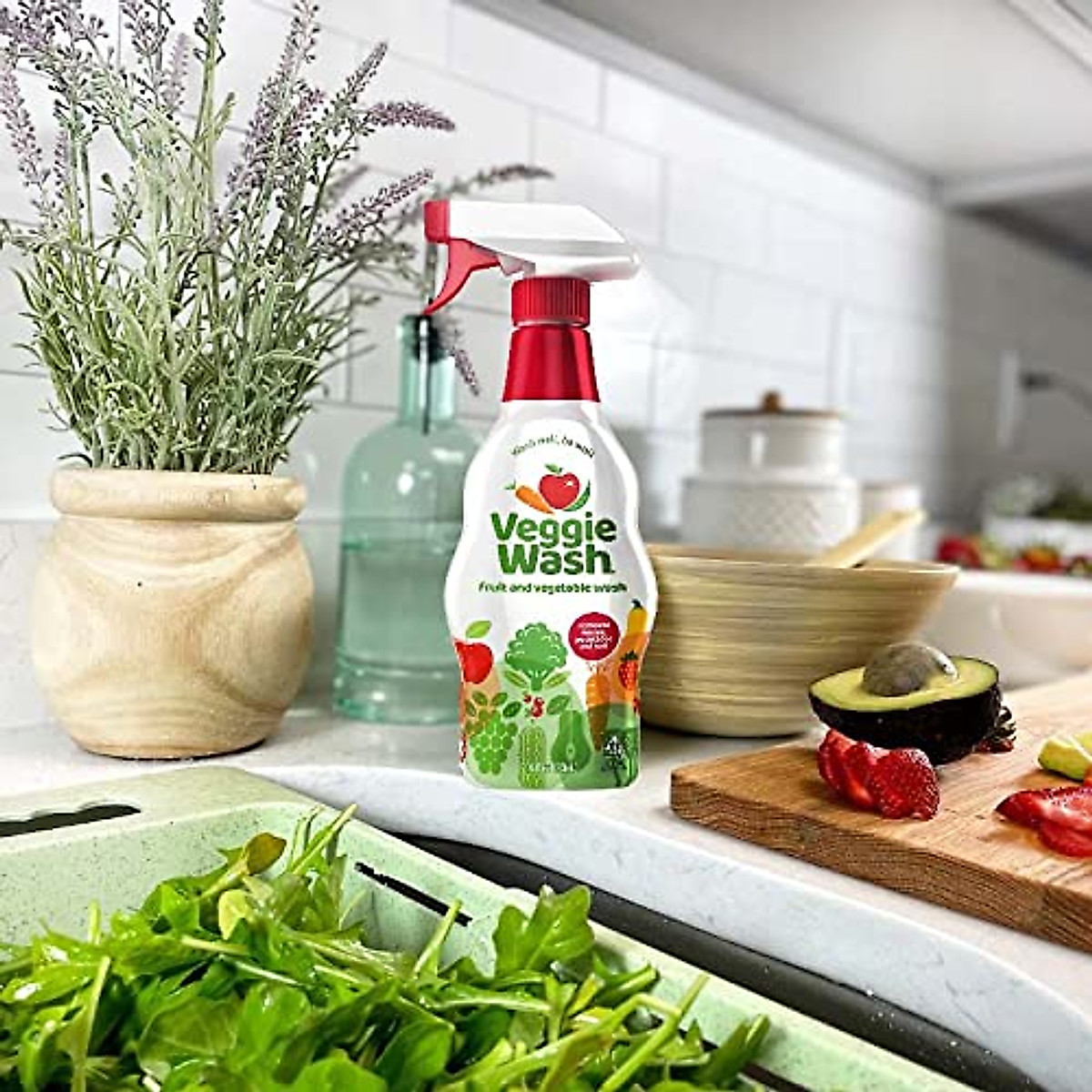 Veggie Wash Fruit & Vegetable Wash, Produce Wash and Cleaner, 16-Fluid Ounce, Pack of 2