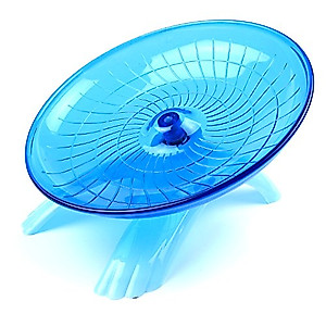 Alfie Pet - Rudy Exercise Running Wheel for Mouse, Chinchilla, Rat, Gerbil and Dwarf Hamster - Color: Blue
