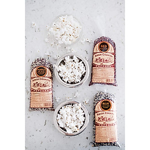 Amish Country Popcorn | 3-1 lb Bags | Purple, Red and Blue Popcorn Kernels | Old Fashioned, Non-GMO and Gluten Free (3-1 lb Bags)
