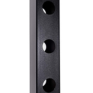 Gymax Adjustable Power Rack, Multi-Grip Power Rack Pull/Chin Up Bars Squat Cage Heavy Duty Power Rack for Home Gym Athletics Fitness