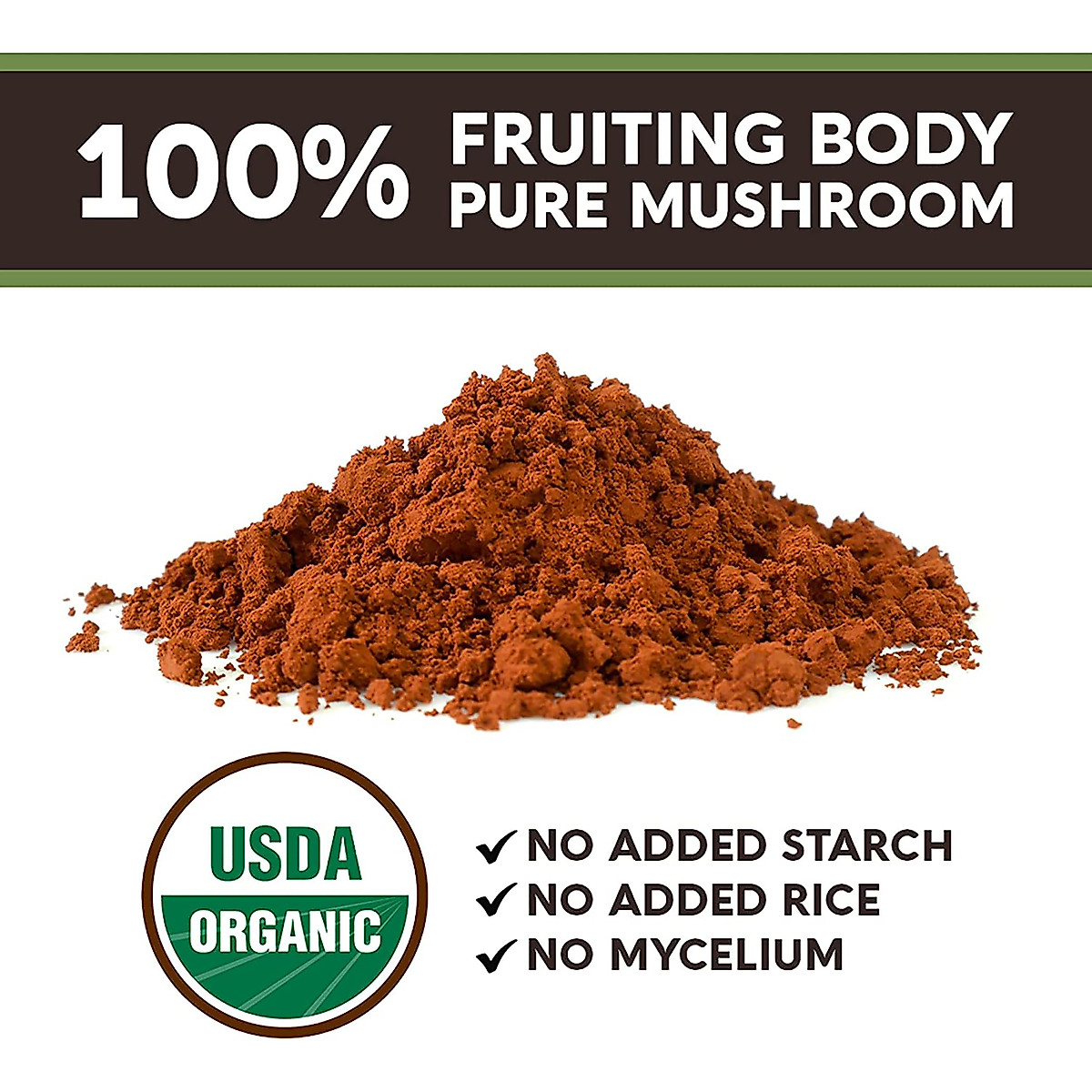 Longevity Botanicals Organic Chaga Mushroom Powder - Ultra Concentrated Supplement - Promotes a Balanced Immune System, Relaxation, Stress Relief and Improved Sleep - 100 Grams