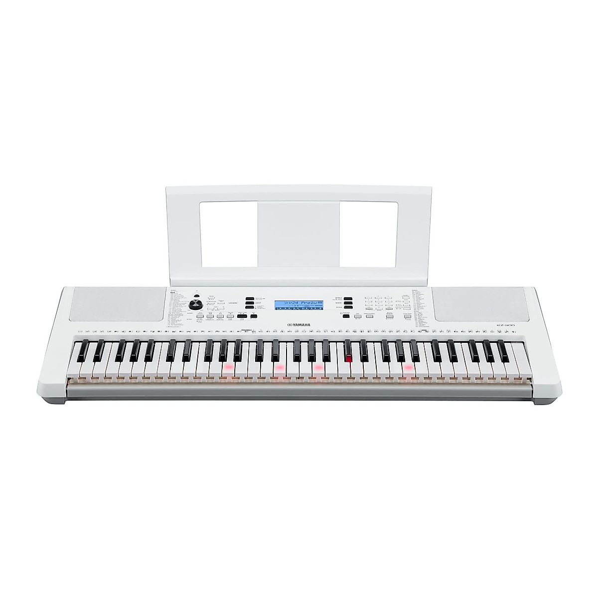 Yamaha EZ300 61-Key Portable Keyboard with Lighted Keys (Power Adapter sold separately)