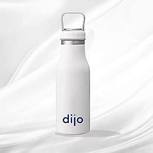 DIJO Insulated Water Bottle (White)
