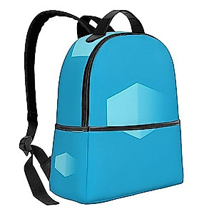 BAFAFA Azure Printed Travel Backpack Business Work Bag Computer Bag Outdoor Sports Rucksack