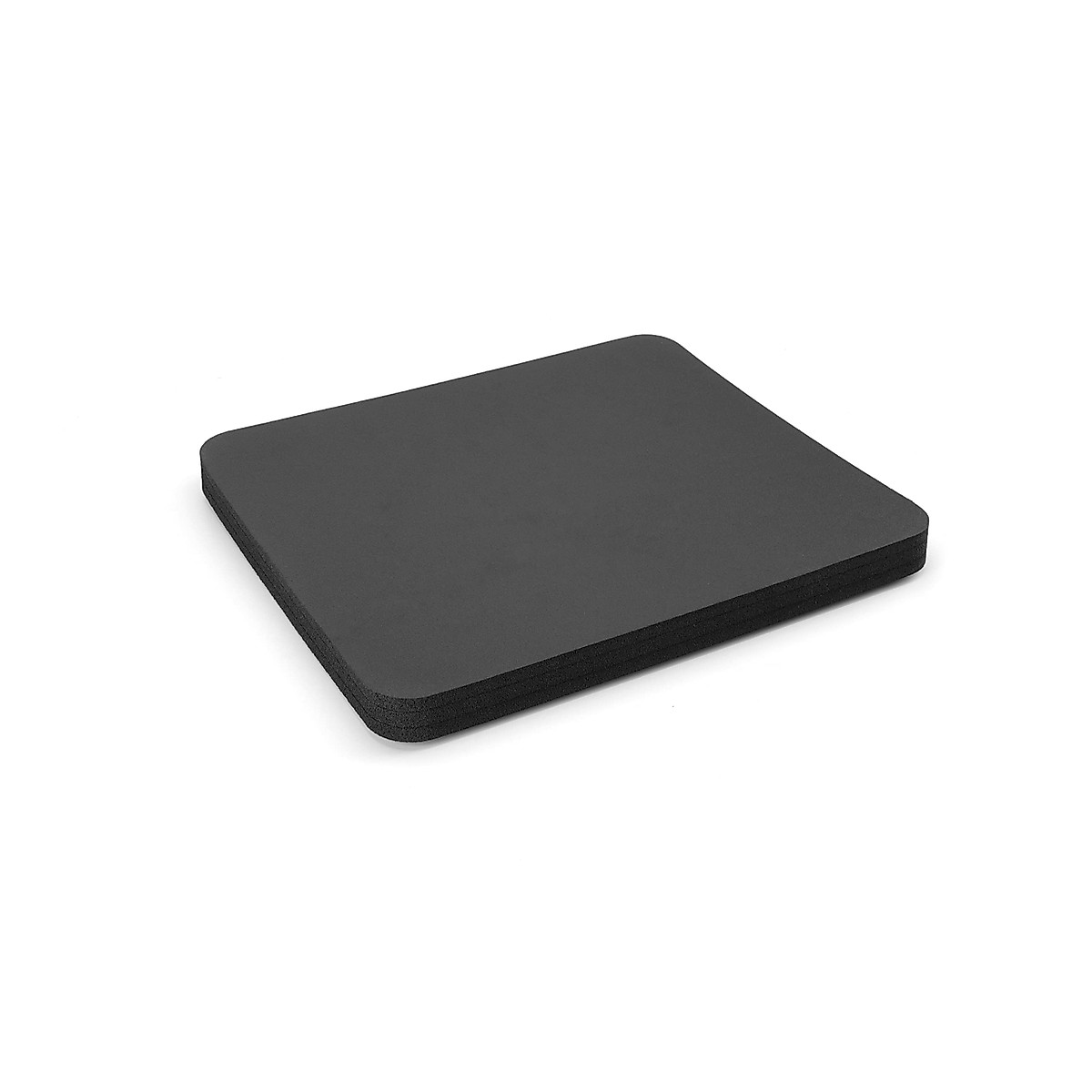 Polar Whale Exercise Kneeling Pad Cushion for Knees Hands Elbow Wrist Non-Slip Durable Thick Comfortable Kneeling Portable High Density Waterproof Black Foam 14 x 12 Inches Easy Clean