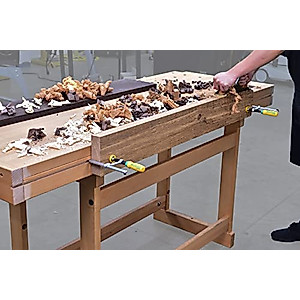 MICROJIG Matchfit DVC-538K2 Dovetail Clamps With Soft-Grip Handle, Yellow